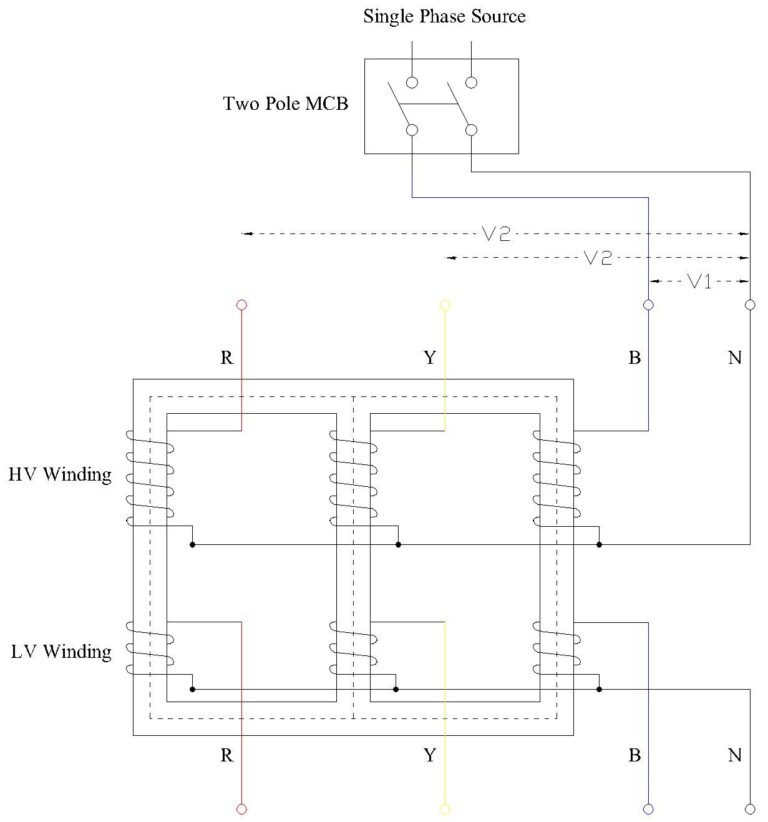 Magnetic Balance Test of 3 Phase Transformer - Step by Step